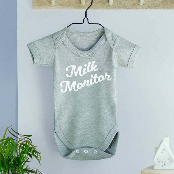 Milk Monitor babygrow - Paper Plane